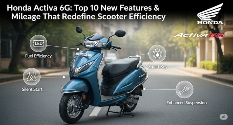 2025 Honda Activa 6G: Top 10 New Features & Mileage That Redefine ...