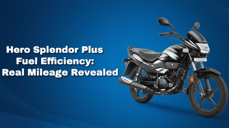 Hero Splendor Plus Fuel Efficiency: Real Mileage Revealed